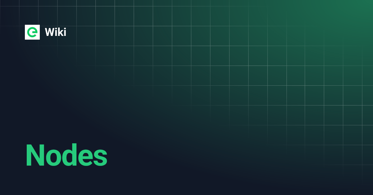 Nodes | Wiki